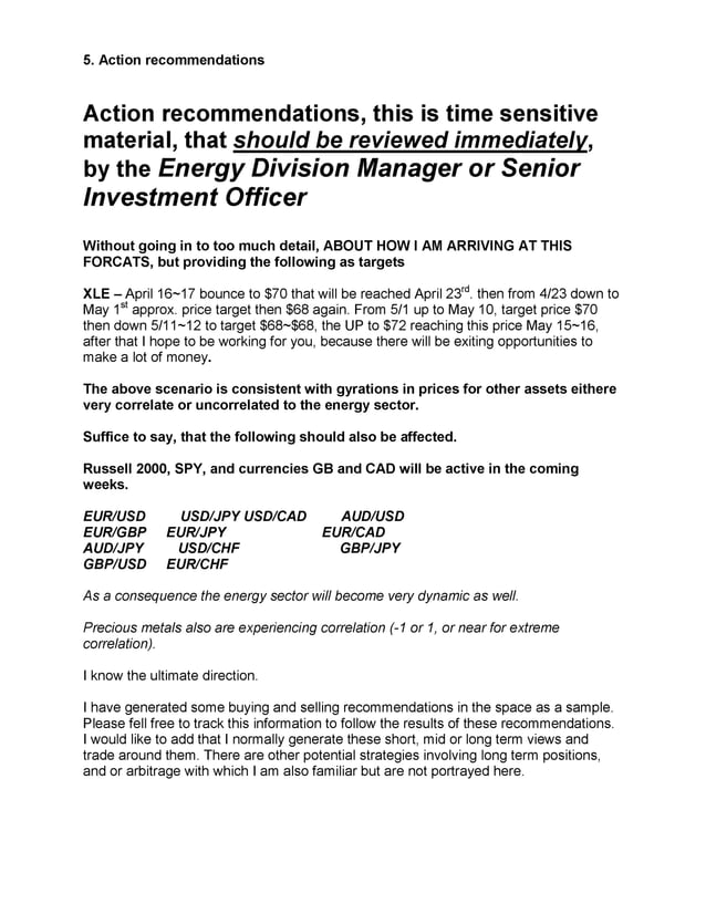 Energy Sector Analysis Sample | PDF