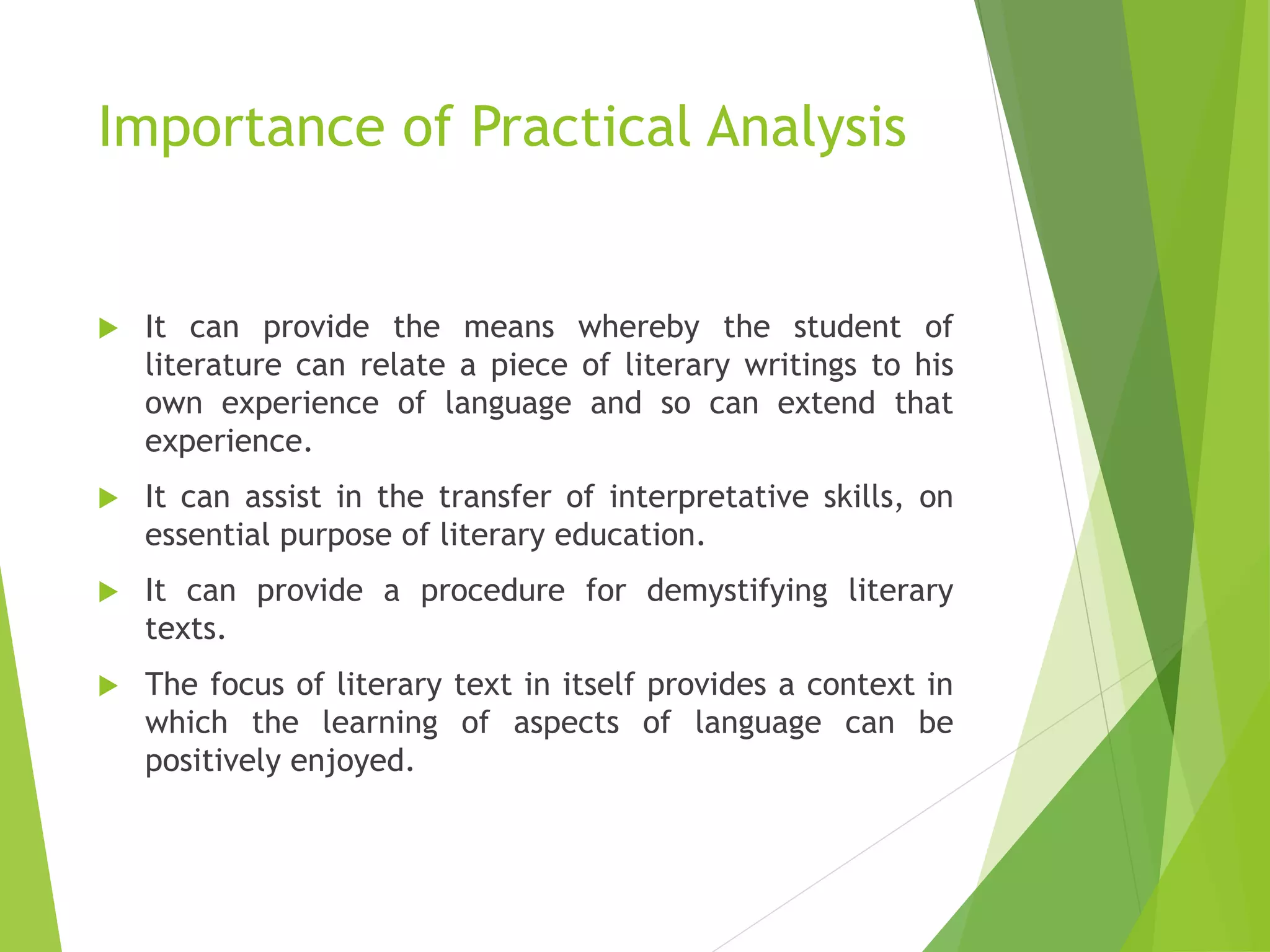 Intro. to Stylistics | PPTX