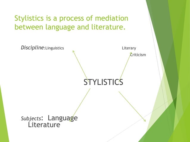 Intro. to Stylistics | PPTX | Poetry | Books and Literature