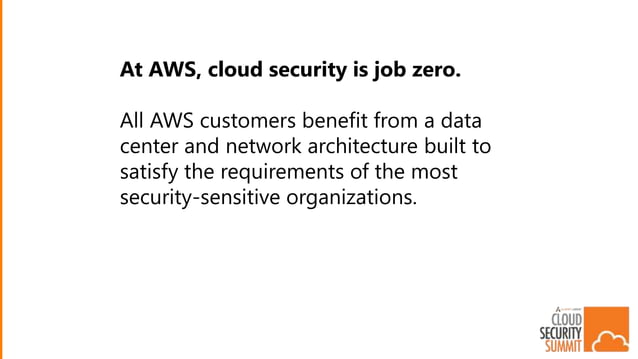 CSS 17: NYC - The AWS Shared Responsibility Model in Practice | PPT