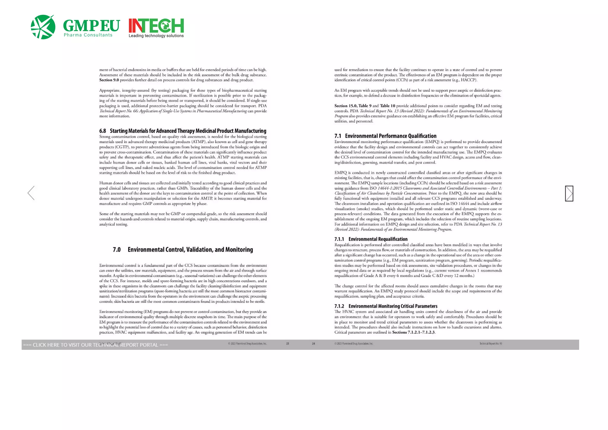 Technical Report.No 90 - Contamination Control Strategy Development in ...