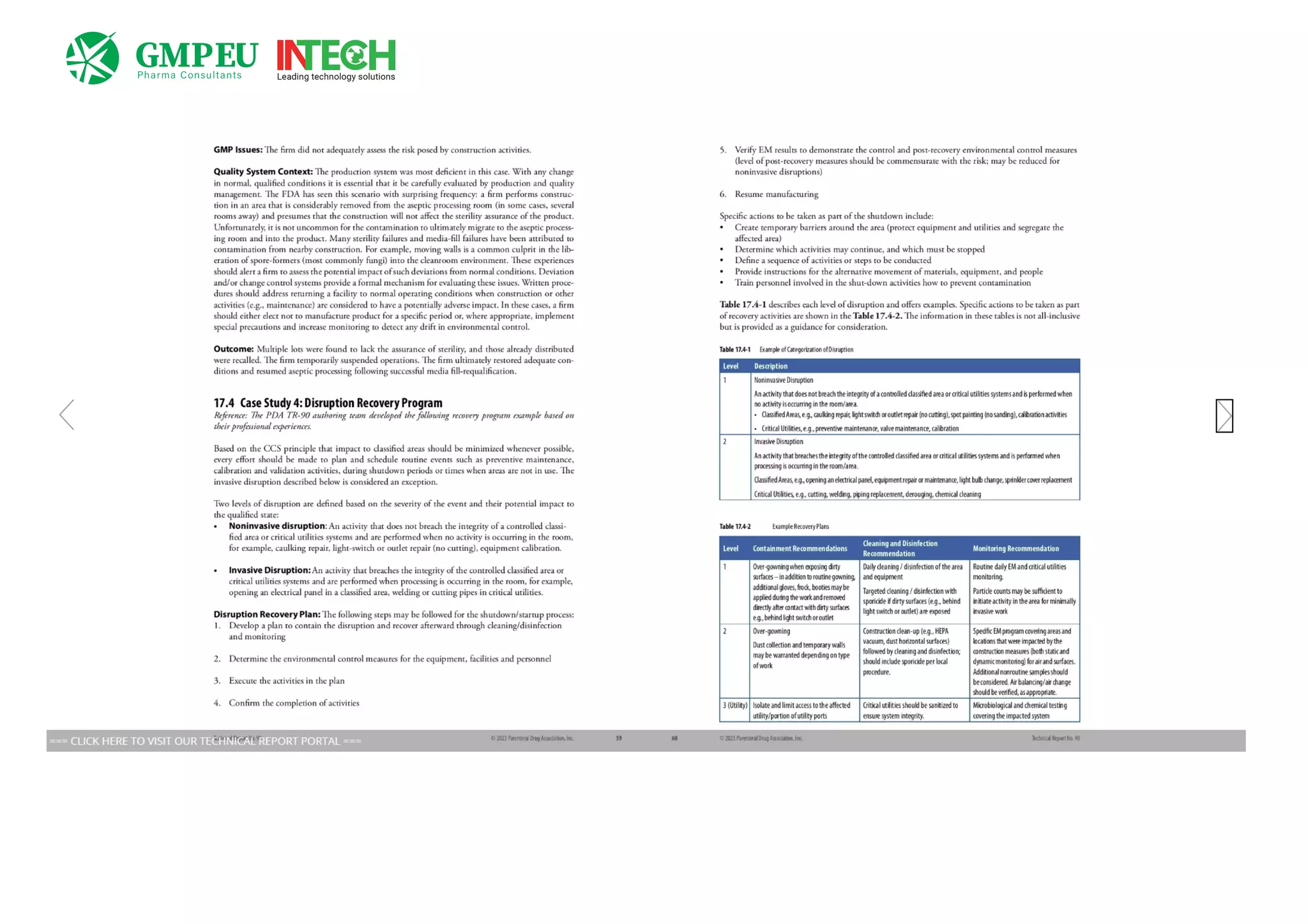 Technical Report.No 90 - Contamination Control Strategy Development in ...