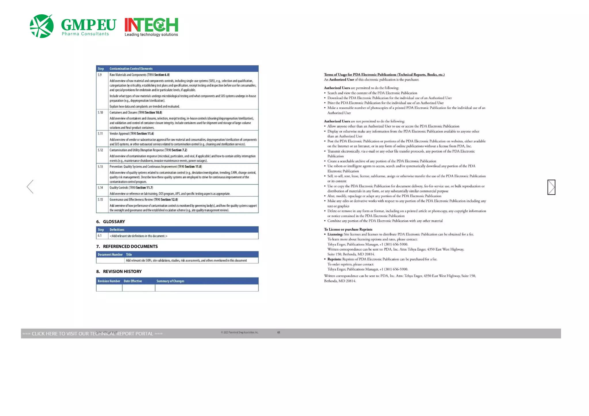 Technical Report.No 90 - Contamination Control Strategy Development in ...