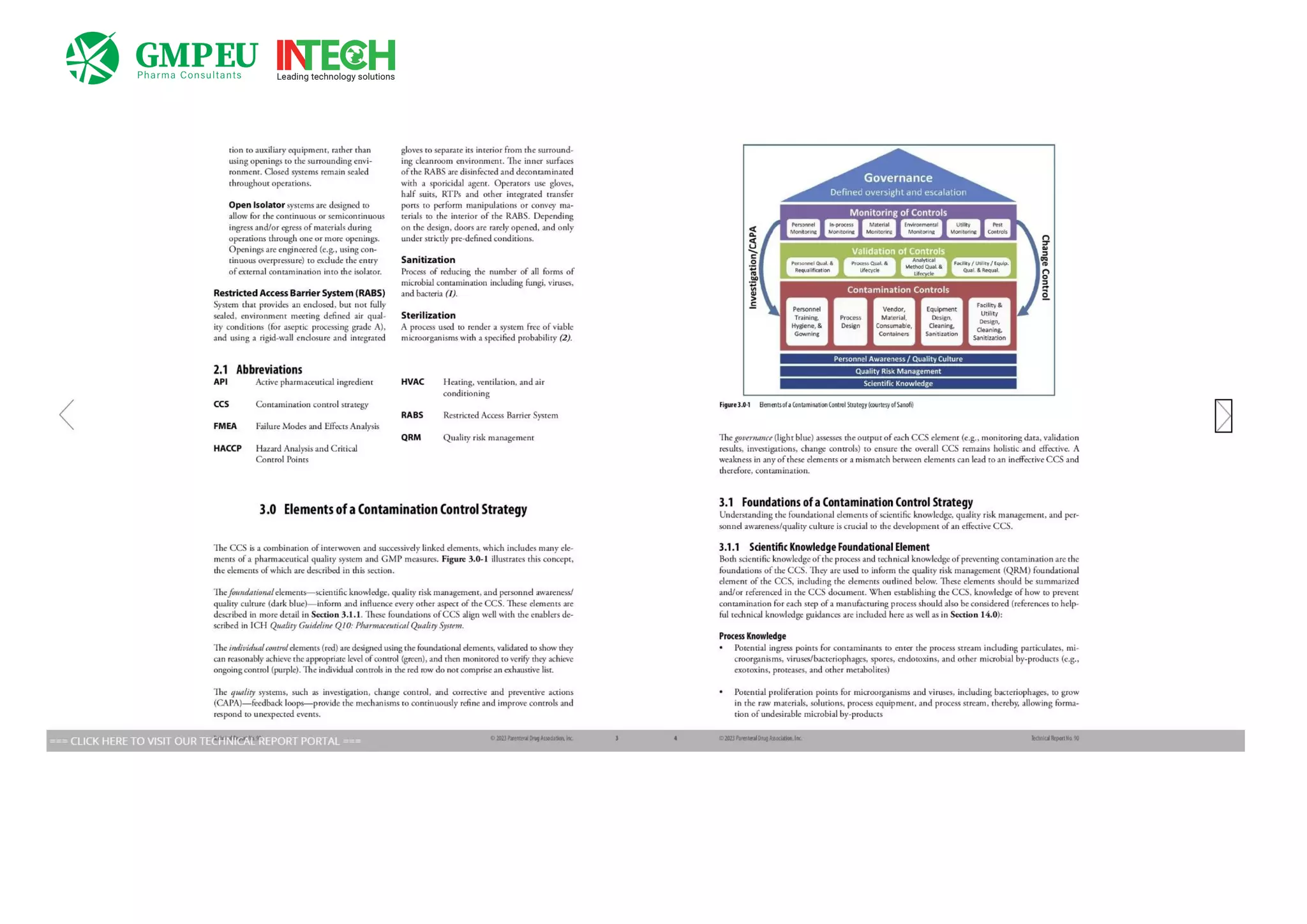 Technical Report.No 90 - Contamination Control Strategy Development in ...