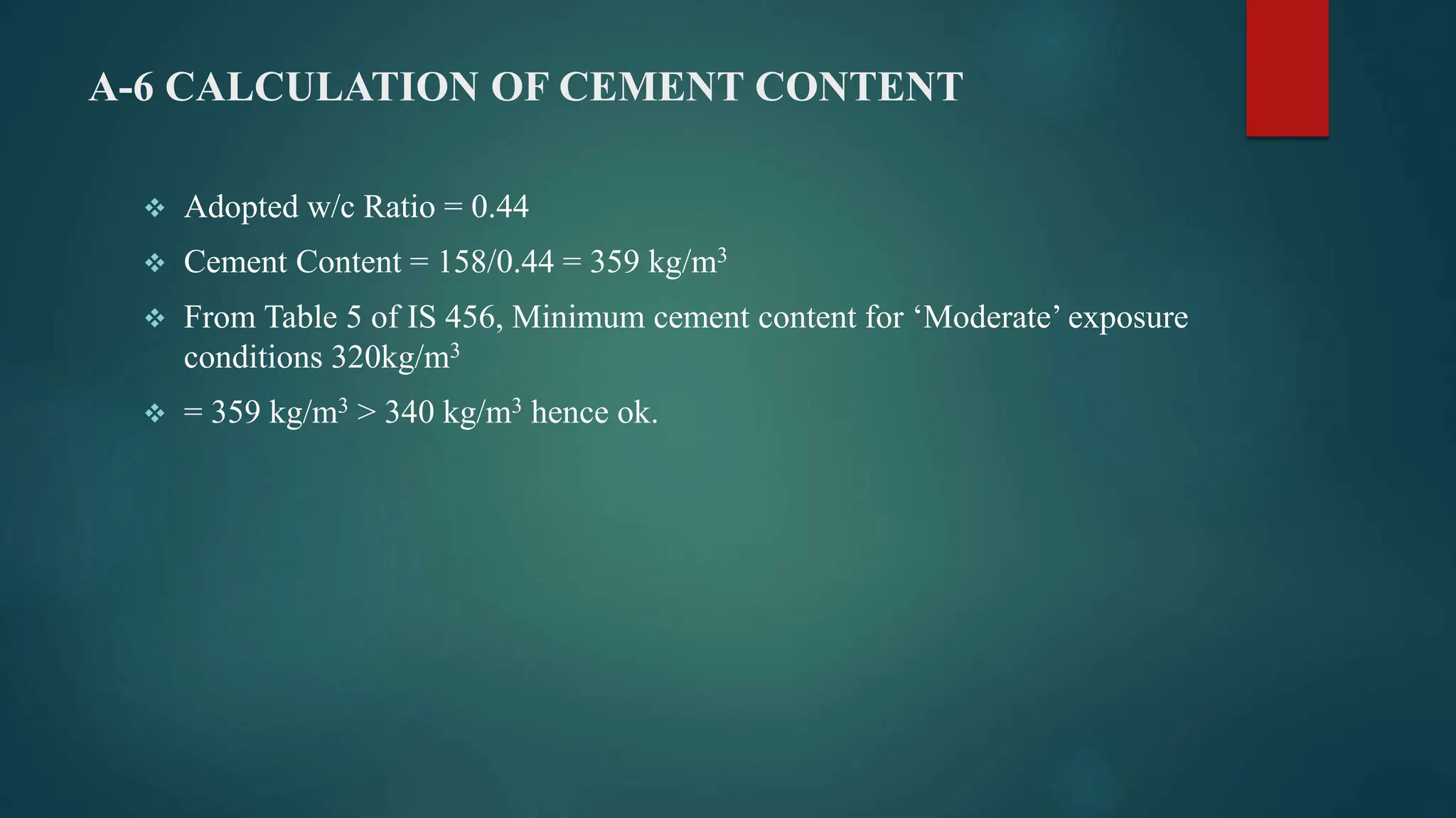 Concrete Mix Design by IS Code Method is code method uplod.pptx
