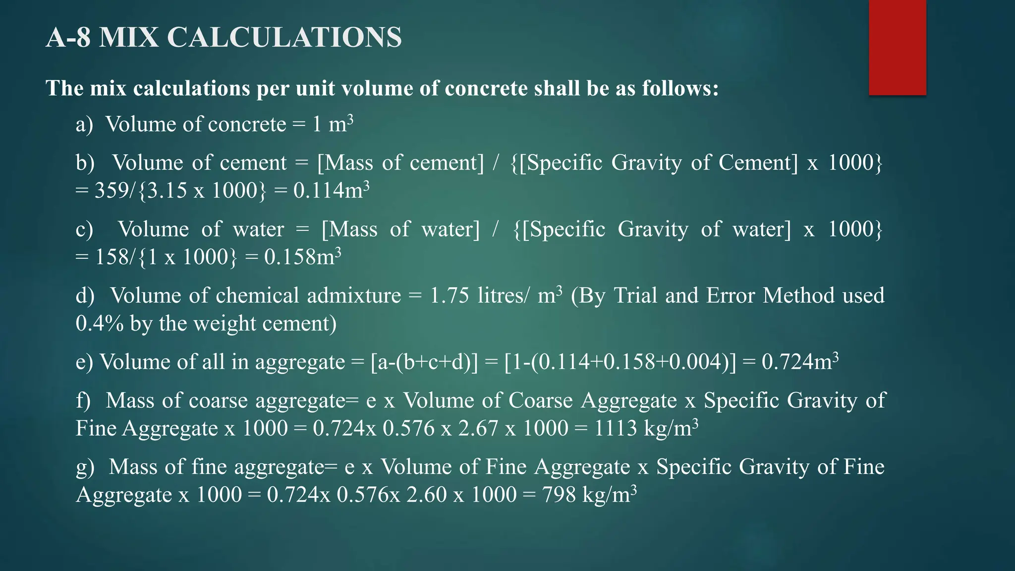 Concrete Mix Design by IS Code Method is code method uplod.pptx
