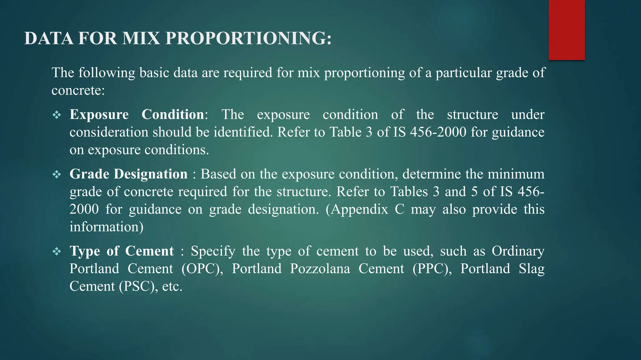 Concrete Mix Design by IS Code Method is code method uplod.pptx