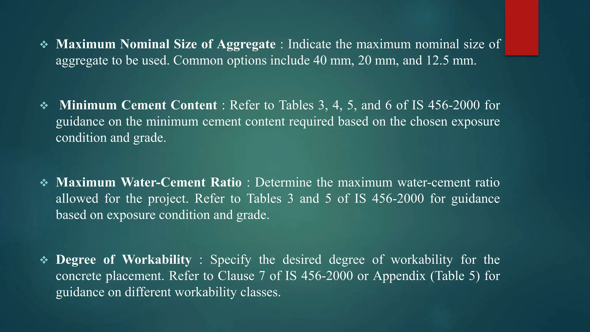 Concrete Mix Design by IS Code Method is code method uplod.pptx