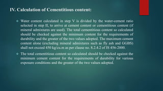 Concrete Mix Design by IS Code Method is code method uplod.pptx