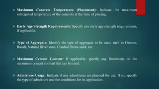 Concrete Mix Design by IS Code Method is code method uplod.pptx