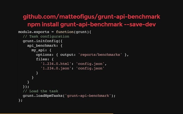 Benchmarking APIs - Velocity NY September 2014 | PPT