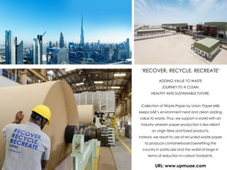 Union Paper Mills of Dubai chooses PRESTO KPI to digitise performance ...