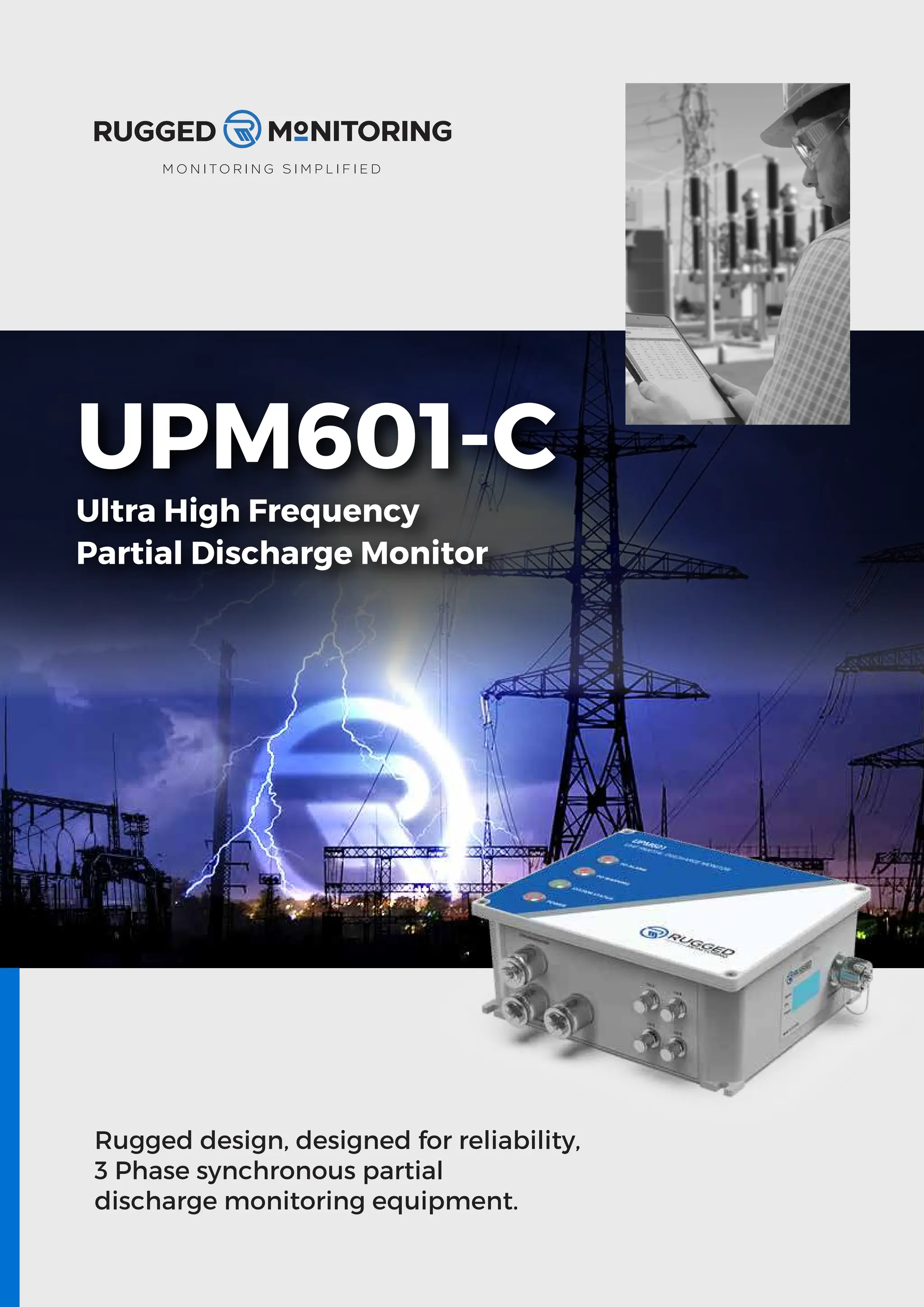 UPM601-C Ultra High Frequency Partial Discharge Monitor | Rugged ...
