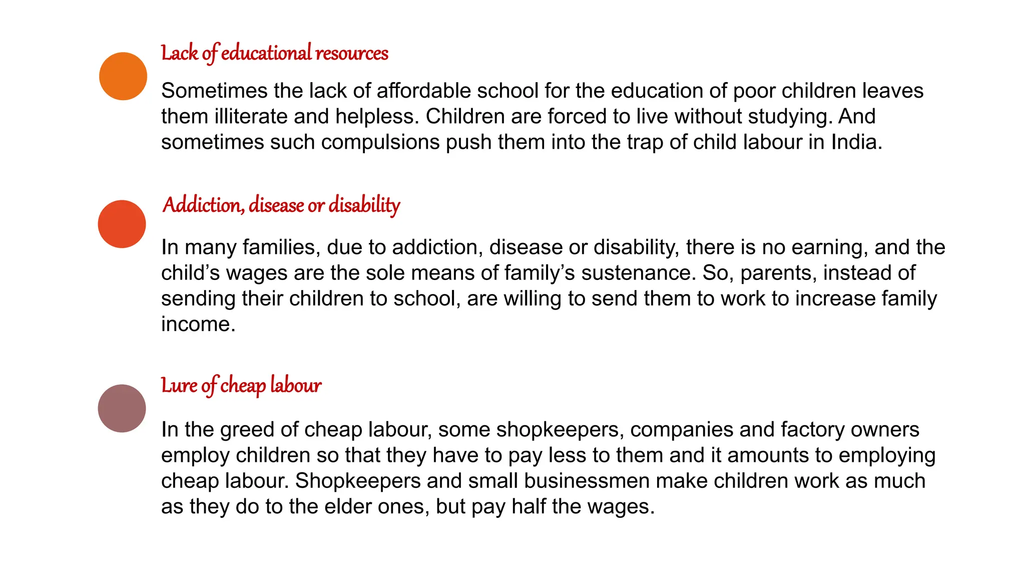 A slide share and presentation on child labour | PPTX