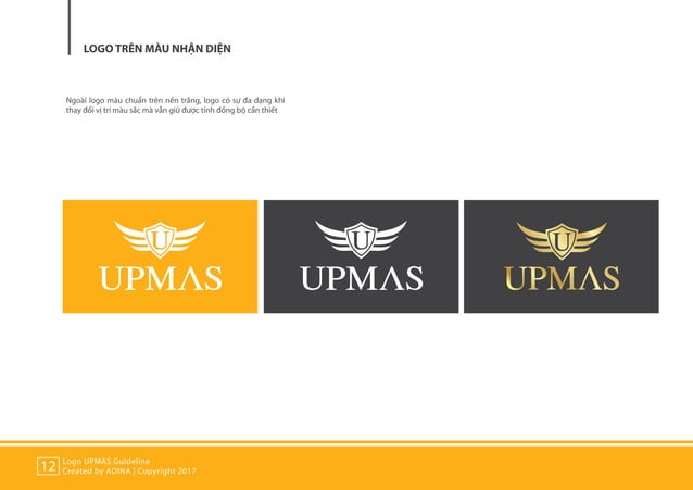 Thiết kế logo Upmas Guideline | PDF
