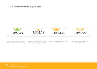 Thiết kế logo Upmas Guideline | PDF