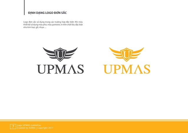 Thiết kế logo Upmas Guideline | PDF