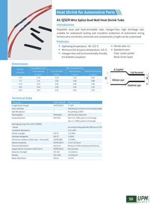 UPM CAT A1-QSZH Wire Splice Dual Wall Heat Shrink Tube.pdf
