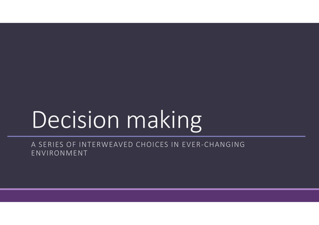 Prefrontal Cortex And Decision Making The Modular And Circuit Based