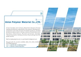 UPM heat shrink leading supplier of heat shrinkable materials brief ...