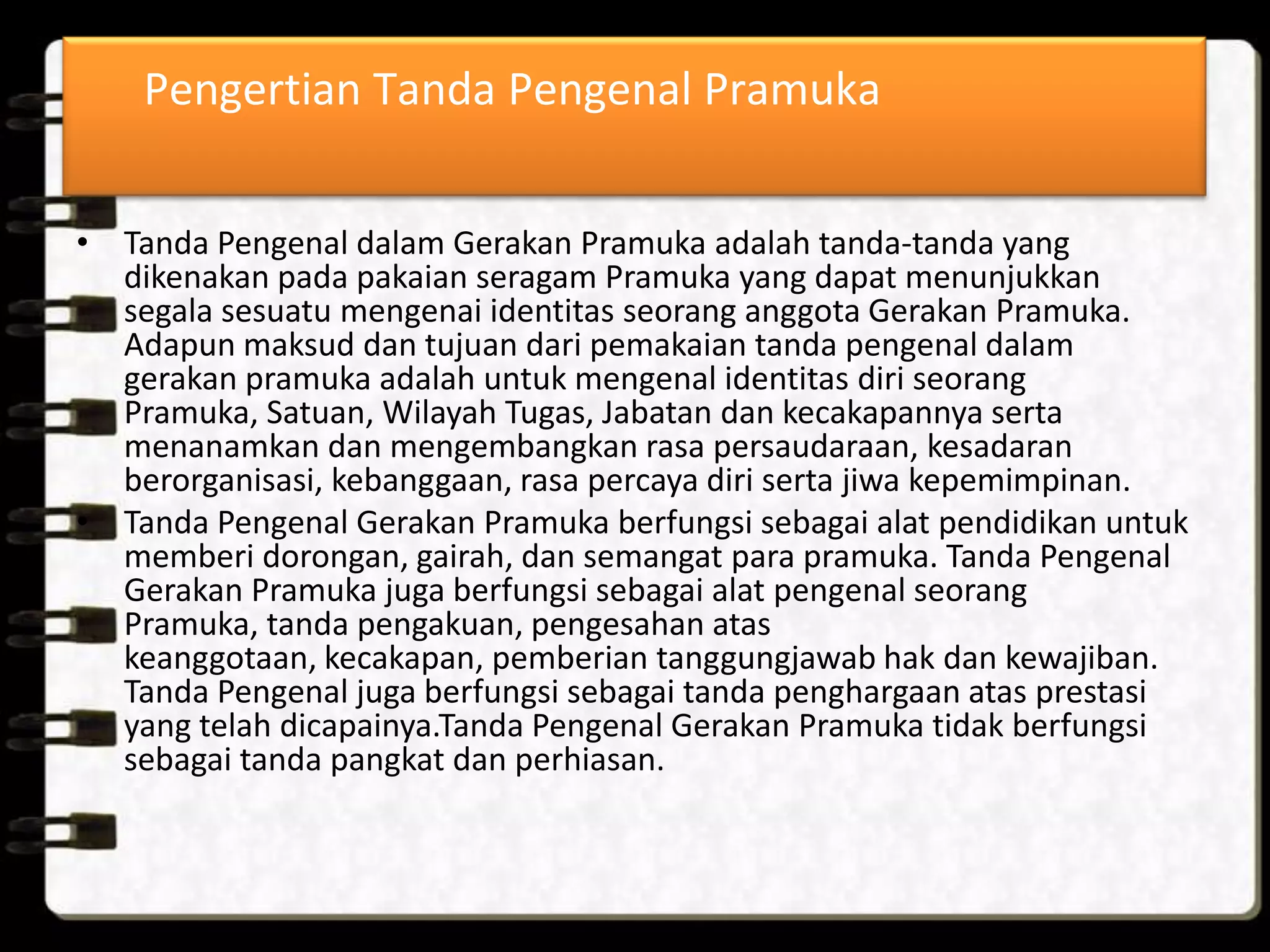 Ppt pendidikan pramuka 1 | PPTX