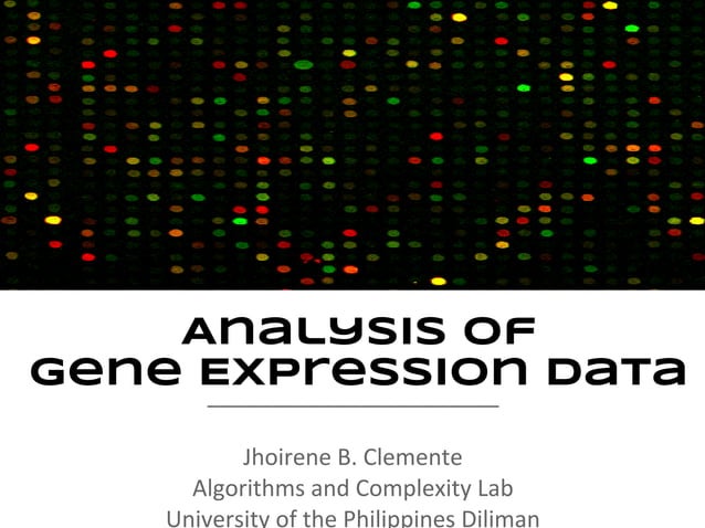 Gene Expression Data Analysis | PDF