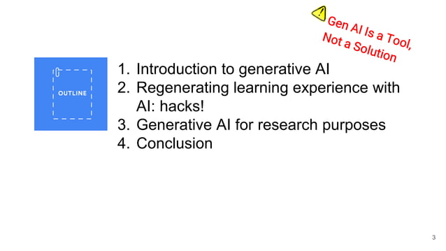 Regenerating learning experience with AI | PPT