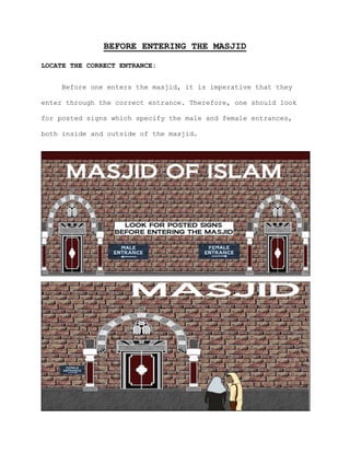 Upon arriving at the masjid3 | PDF