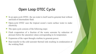Unit Process OCEAN THERMAL ENERGY CONVERSION | PPT