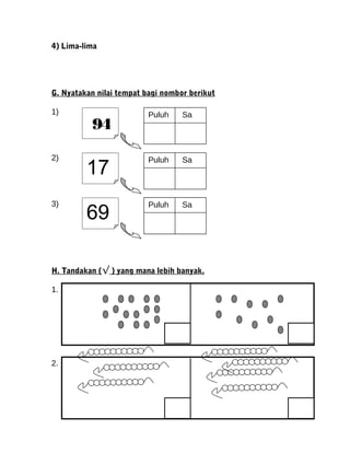 Upp2 matematik tahun 1 | DOC
