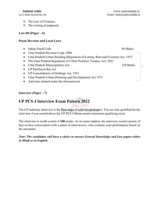 Unlocking Your Potential: A Deep Dive into the UP PCS J Exam Syllabus | PDF