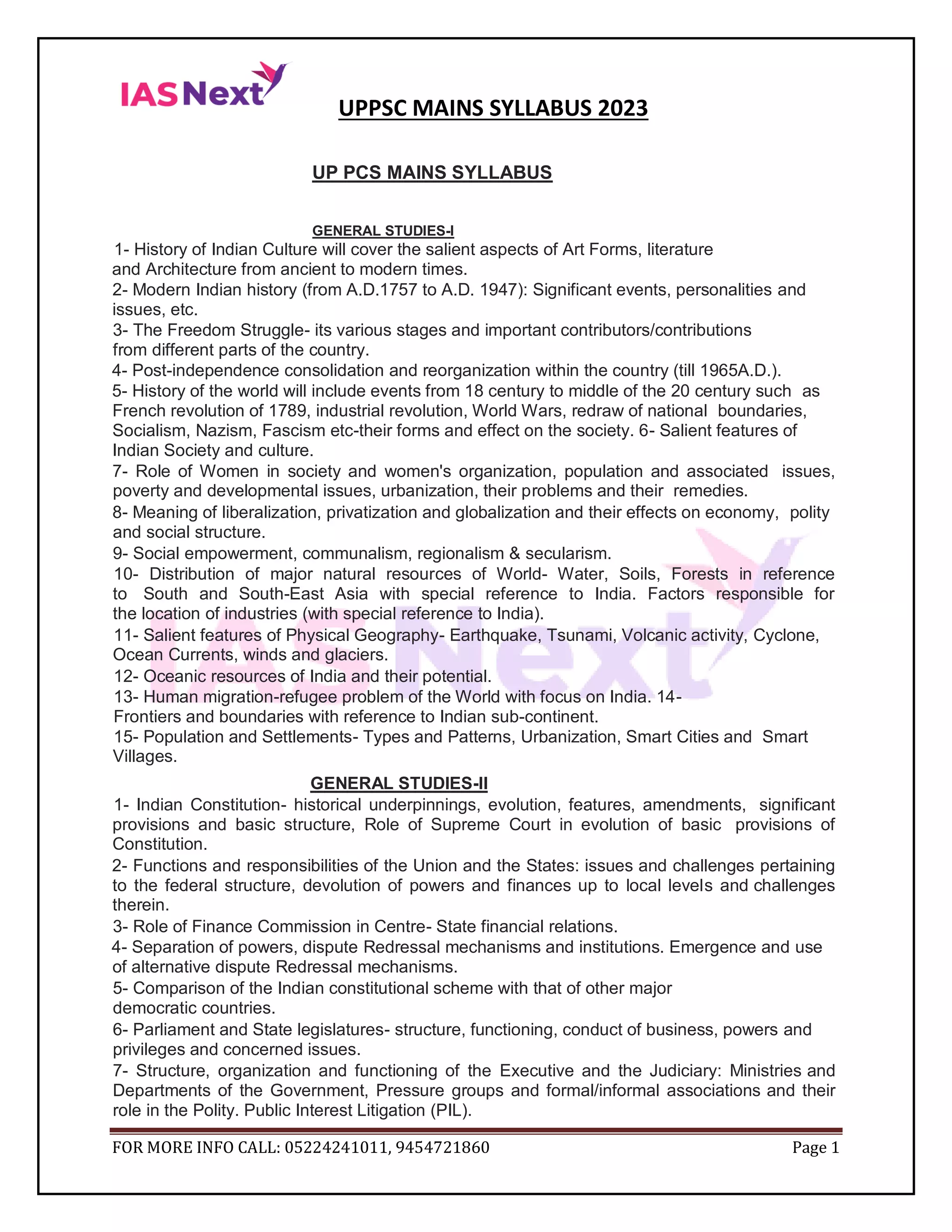 UP PCS MAINS SYLLABUS.pdf