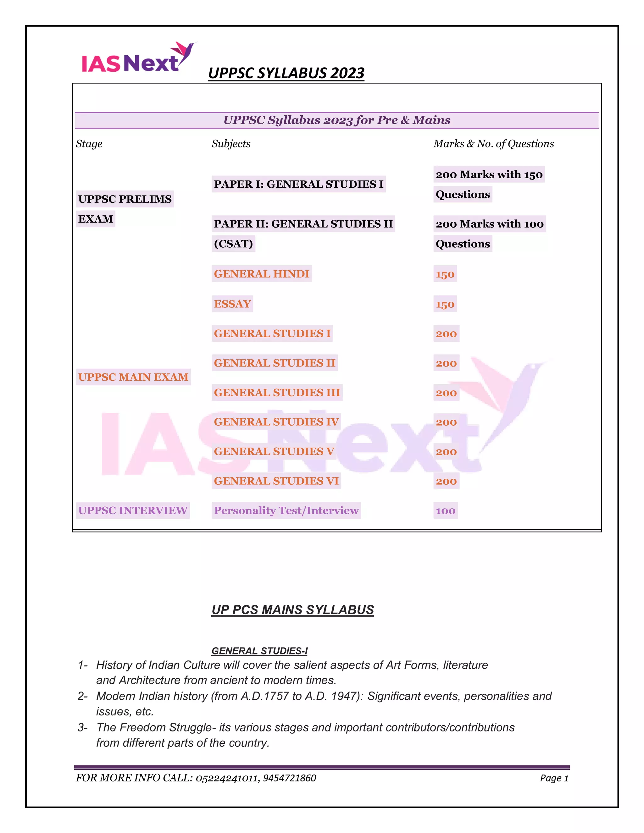 UP PCS PRELIMS AND MAINS SYLLABUS.pdf
