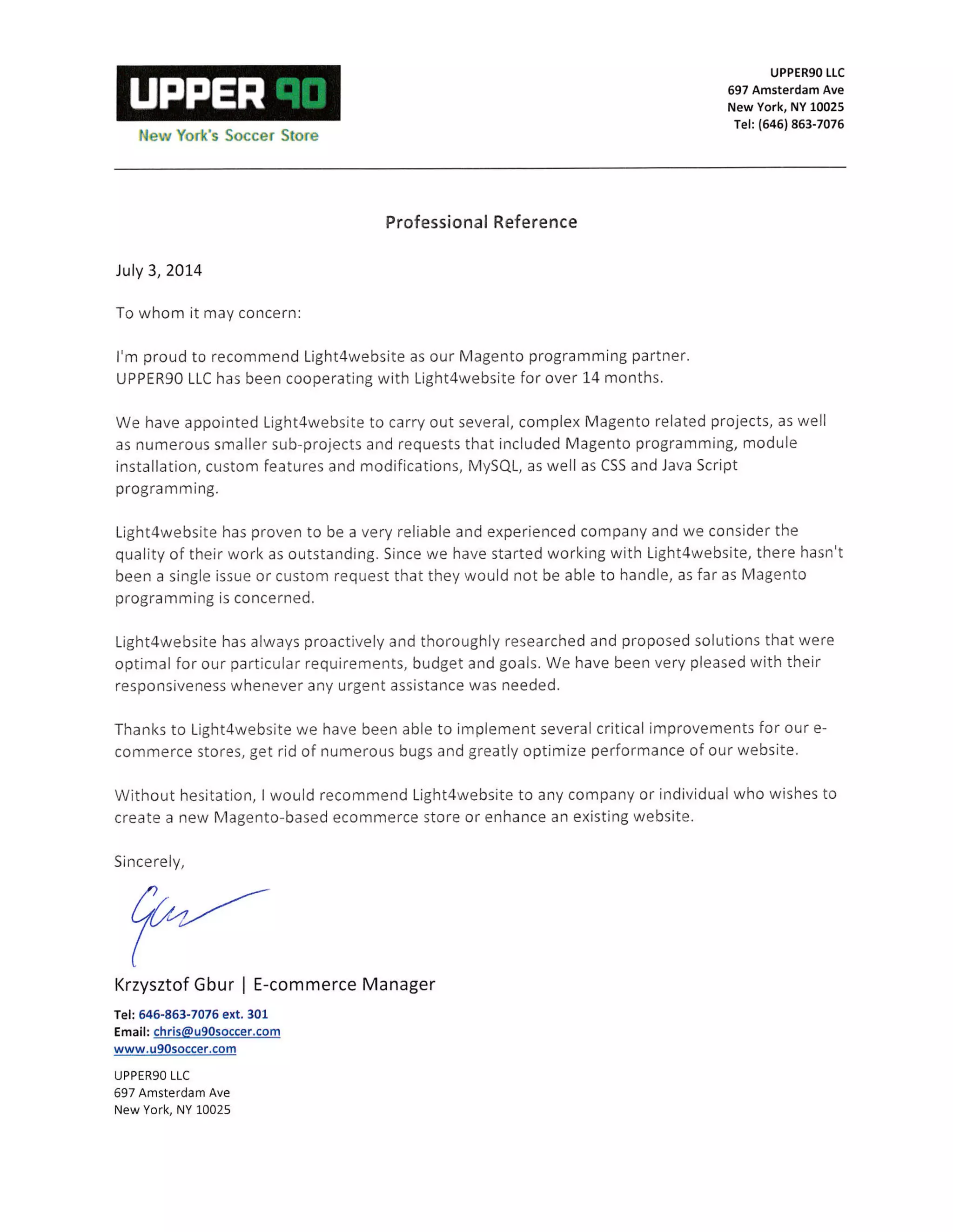 Upper 90-reference letter | PDF