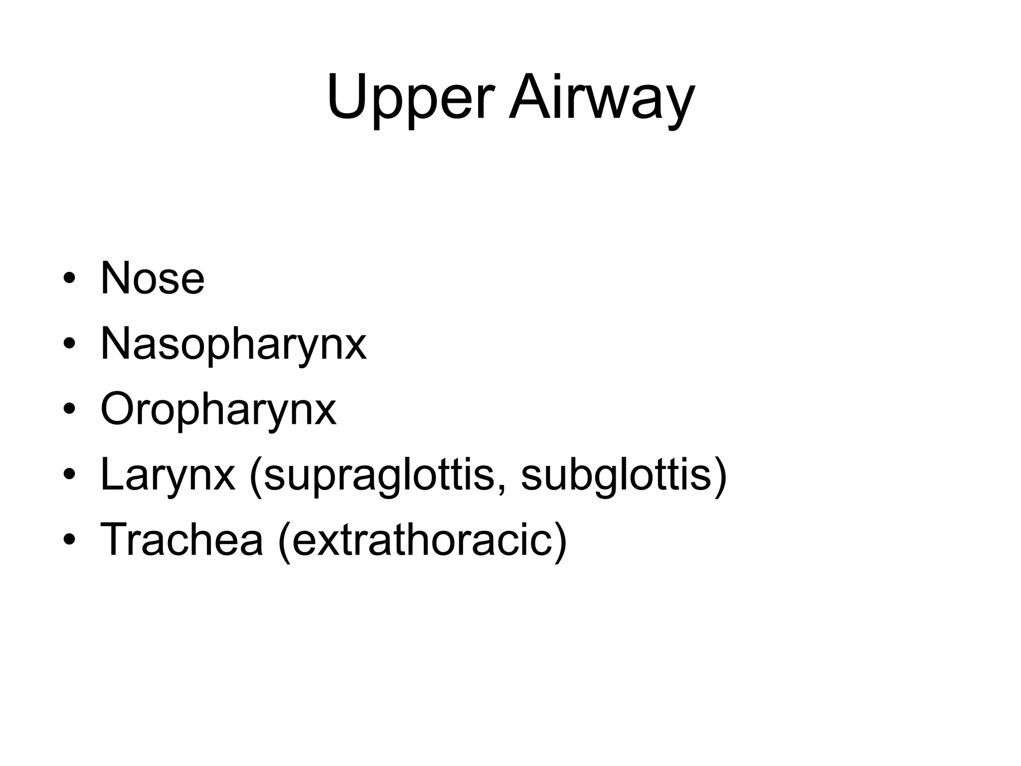 Upper airway-obstruction | PPT
