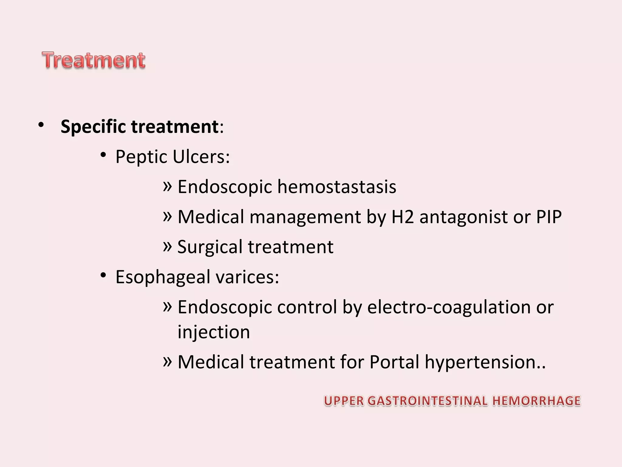 Upper Gastro-Intestinal Bleeding | PPT
