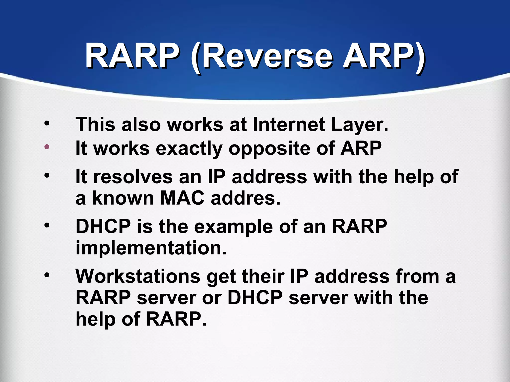 QSpiders - Upper layer-protocols | PPS