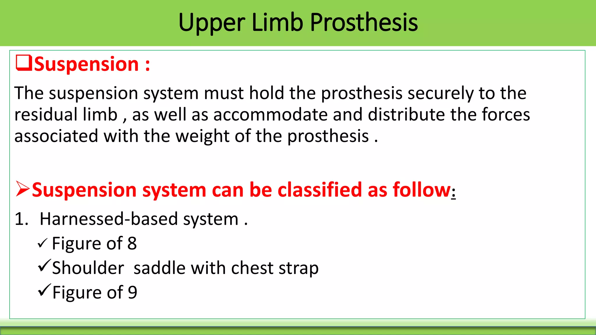 Upper limb-prosthesis-group1-presentation | PPTX