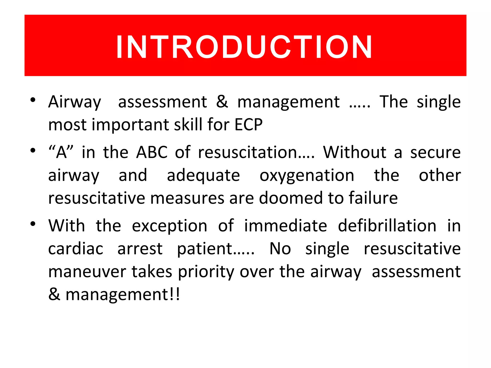 Upper airway assessment east iv | PPT