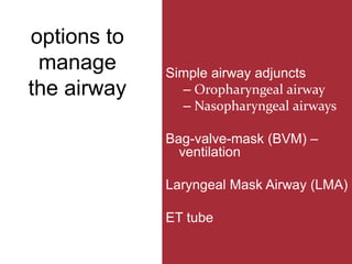Upper airway management | PPTX