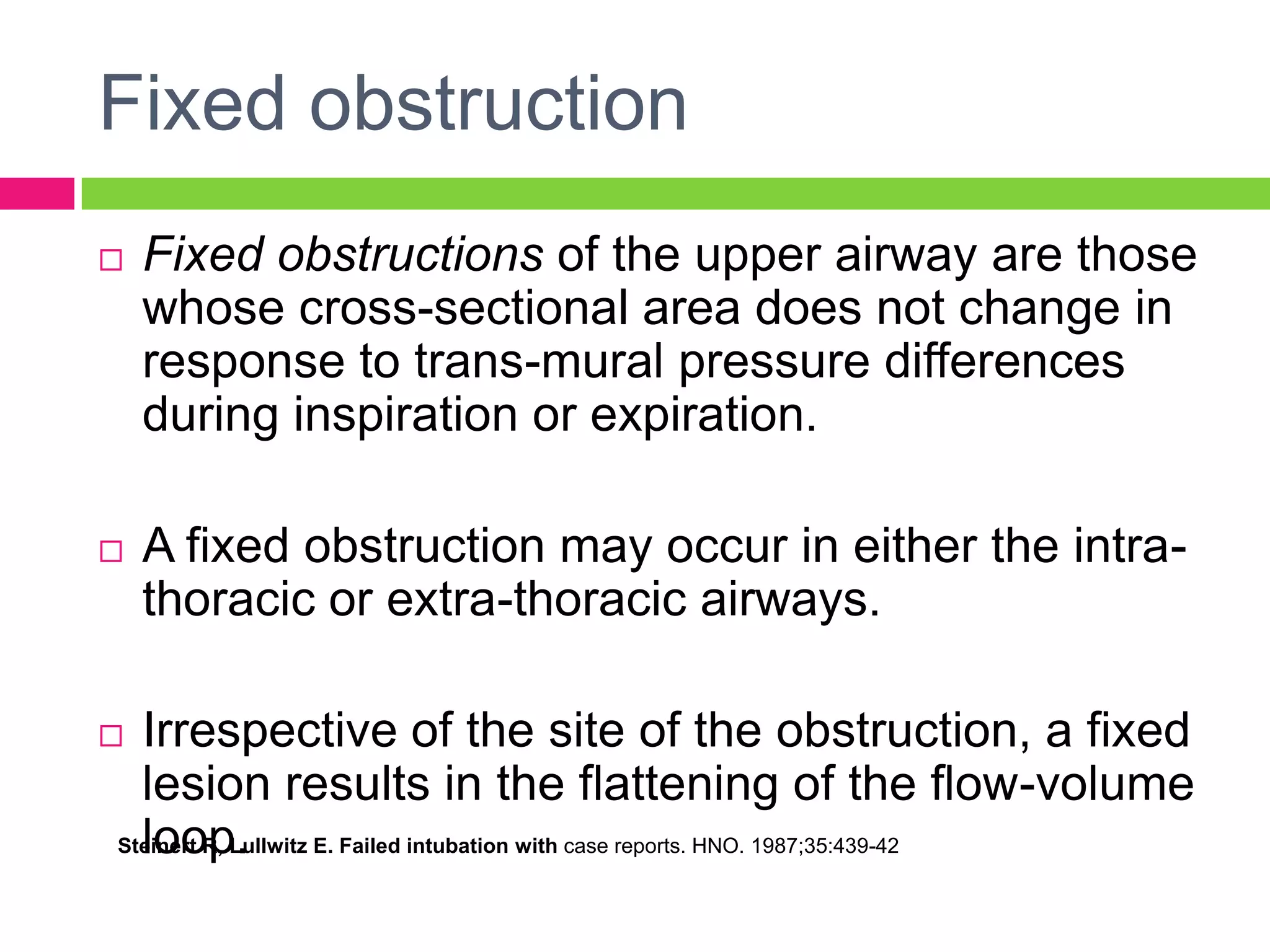 Upper airway obstruction | PPTX