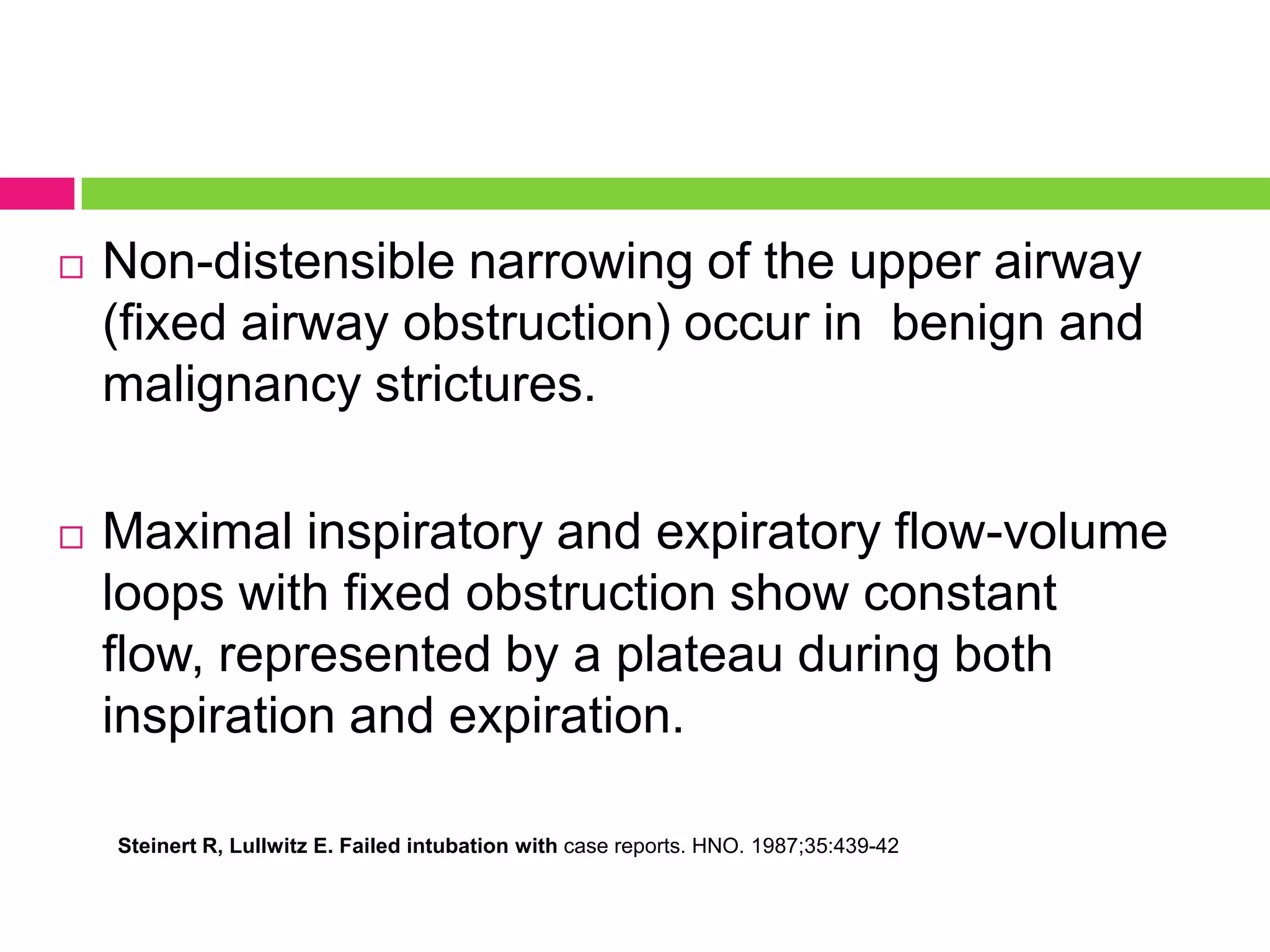 Upper airway obstruction | PPTX