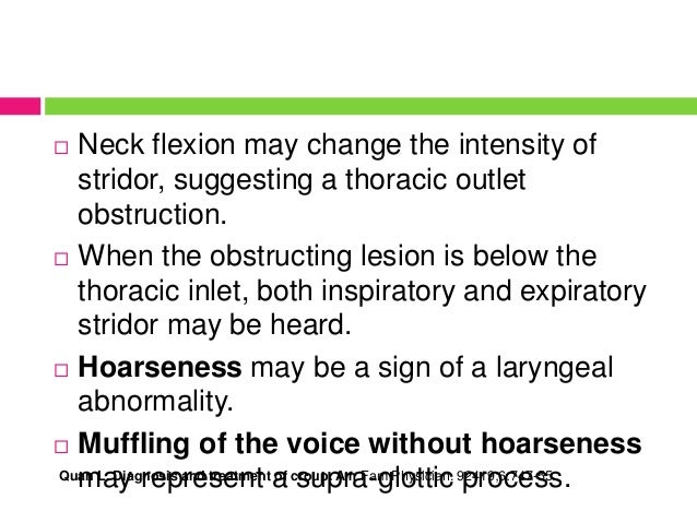 Upper Airway Obstruction