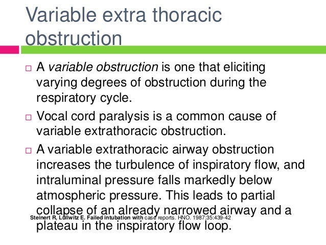 Upper Airway Obstruction