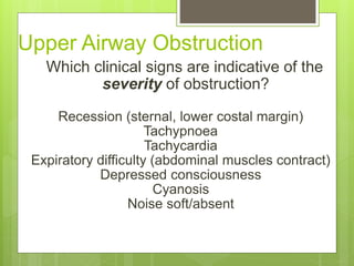 UpperAirwayObstruction.pptx | Ear, Nose and Throat Conditions ...