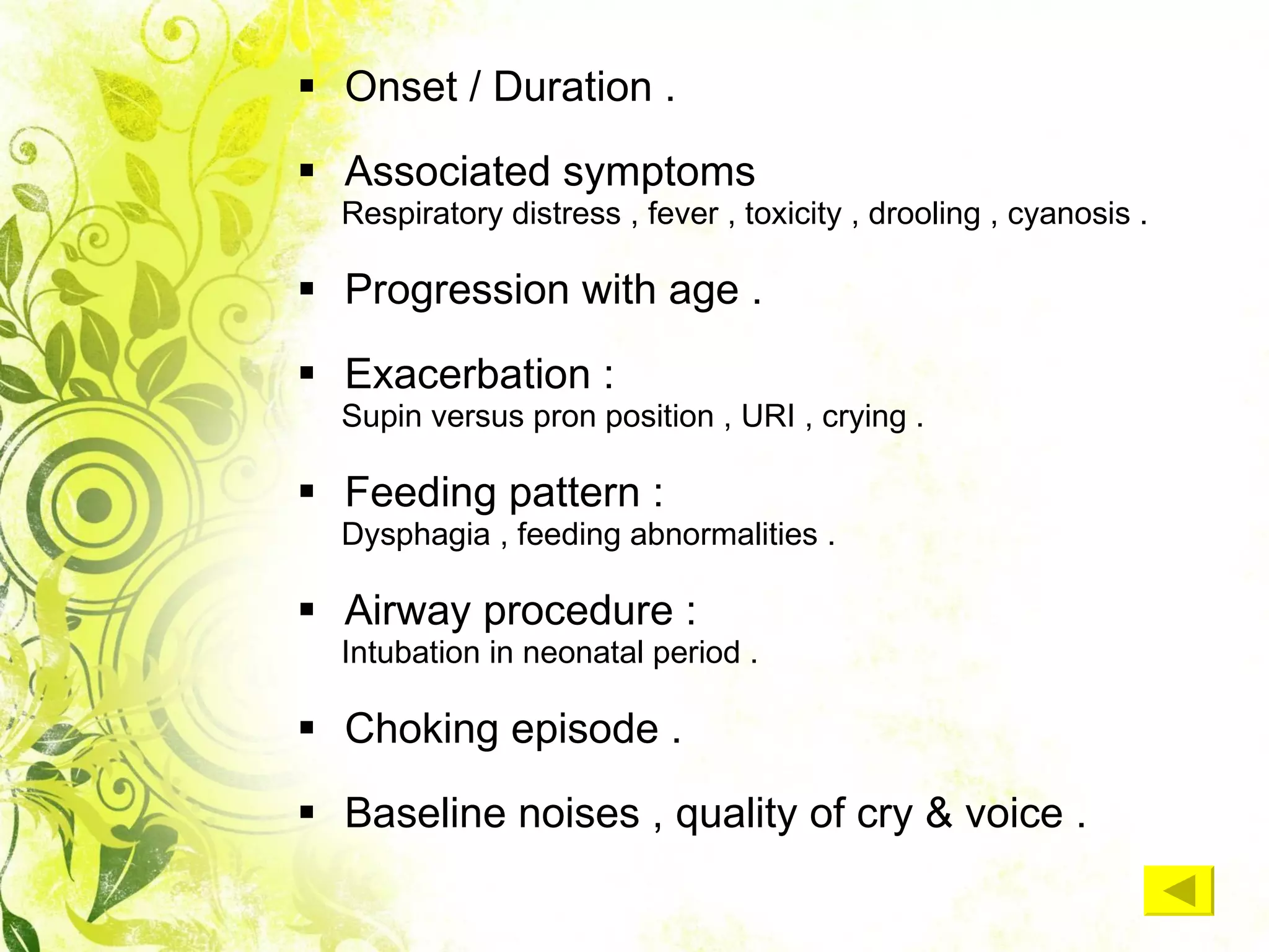 Upper Airway Obstruction Dr Juhina Clinical Serise | PPT