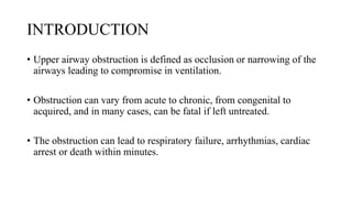 UPPER AIRWAY OBSTRUCTION GROUP A-1.pptx