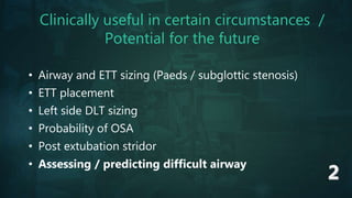 Ultrasound and the Upper Airway | PPTX | Ear, Nose and Throat ...