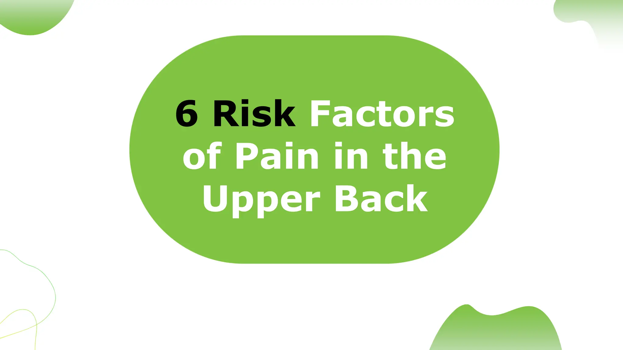 Upper Back Pain | Causes and Treatments | PPTX