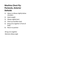 Upper Body Exercises Chest Shoulders | PPT